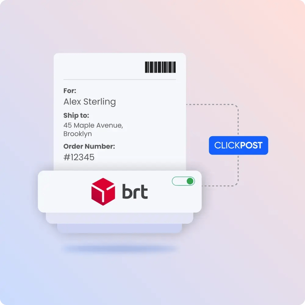 BRT API Integration & Tracking with ClickPost